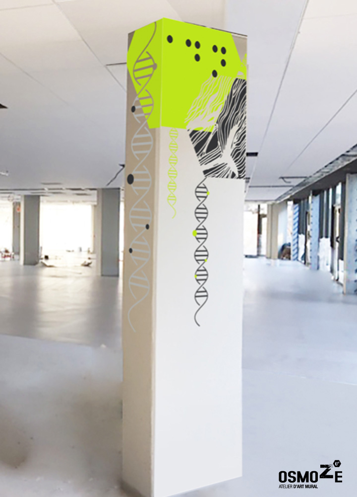 Decoration poteau interieur - Design en image