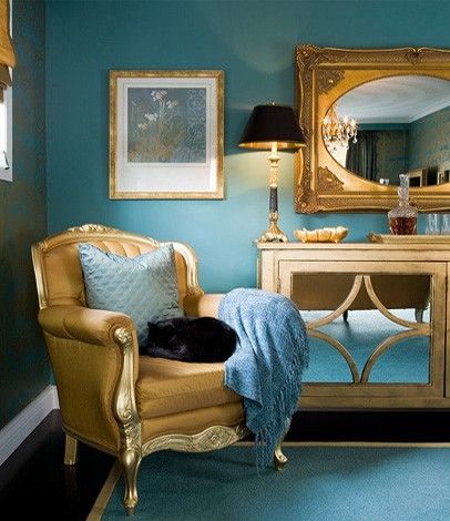 Décoration maison dorée